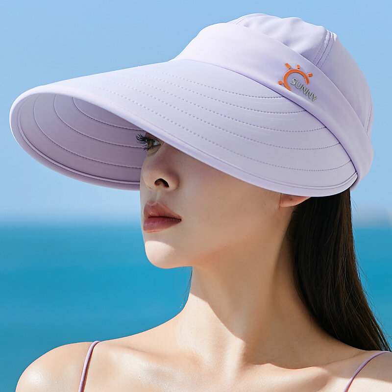 Шляпа, женская, фиолетовая, с большими полями