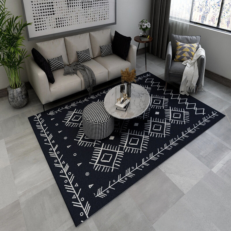 Скандинавский стиль ins, минималистичный ковер из марокканского бархата для гостиной, 160*230 см