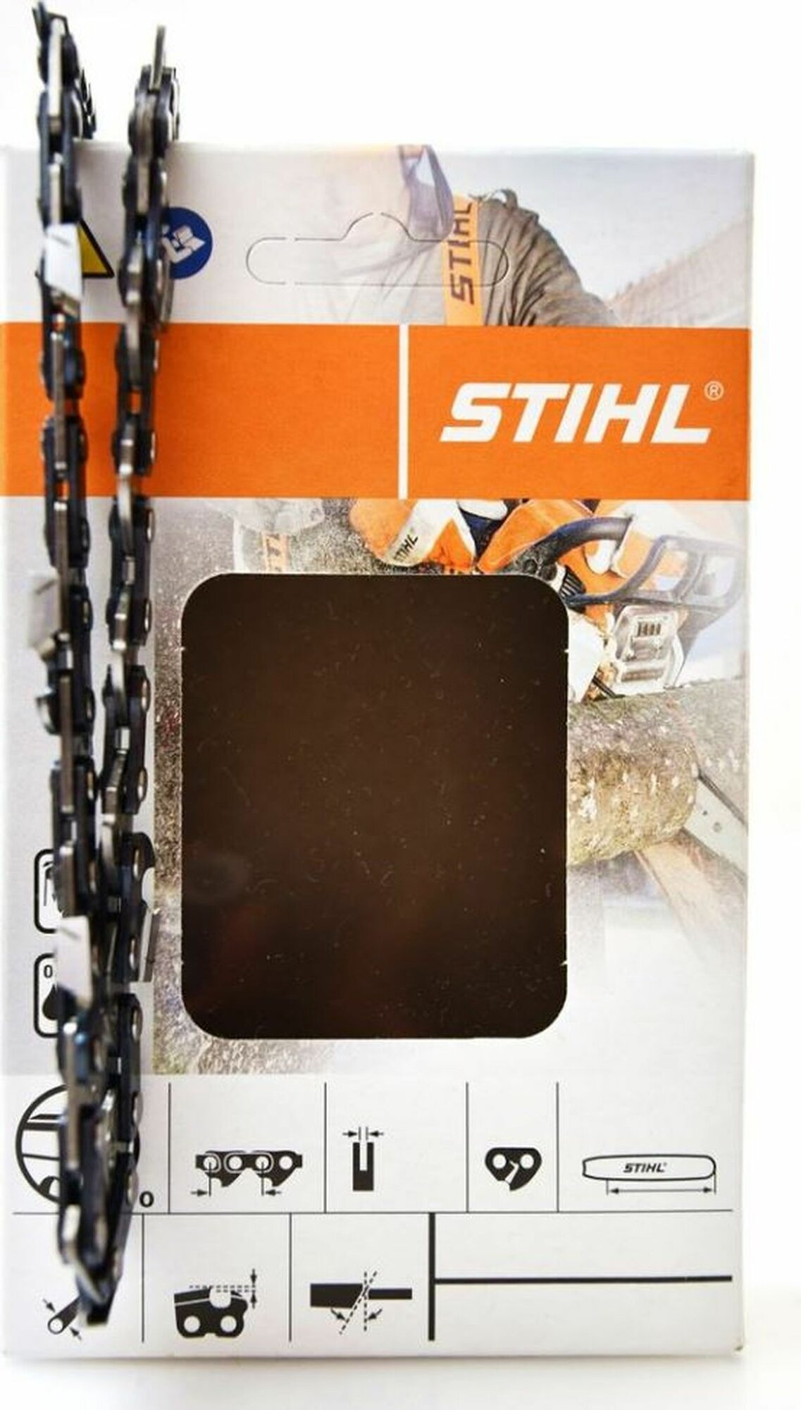 Цепь пильная STIHL 26 67 RD3, шаг 0,325", ширина 1.6мм, 67 звеньев (арт. 3696 006 0064)