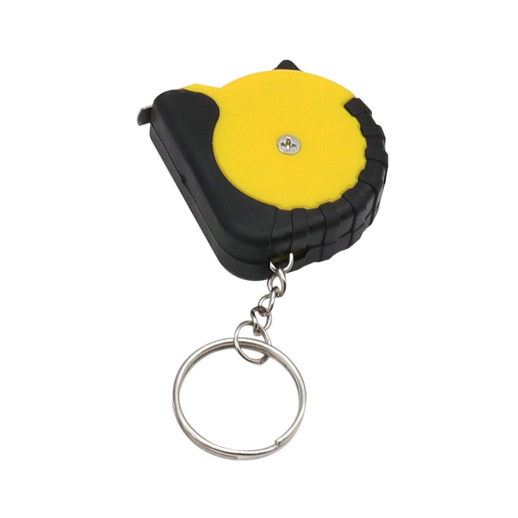 Tape Measure Keychains Functional Mini Retractable Measuring Tape Keychains with Twin Scale for Household
