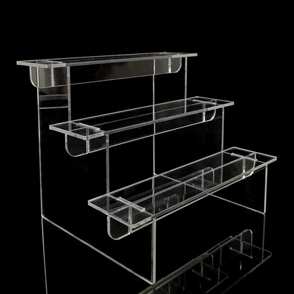 1-5 уровней четкое акриловое отображение полки для статуй и ароматов Candy Cupcake Стильные функциональные