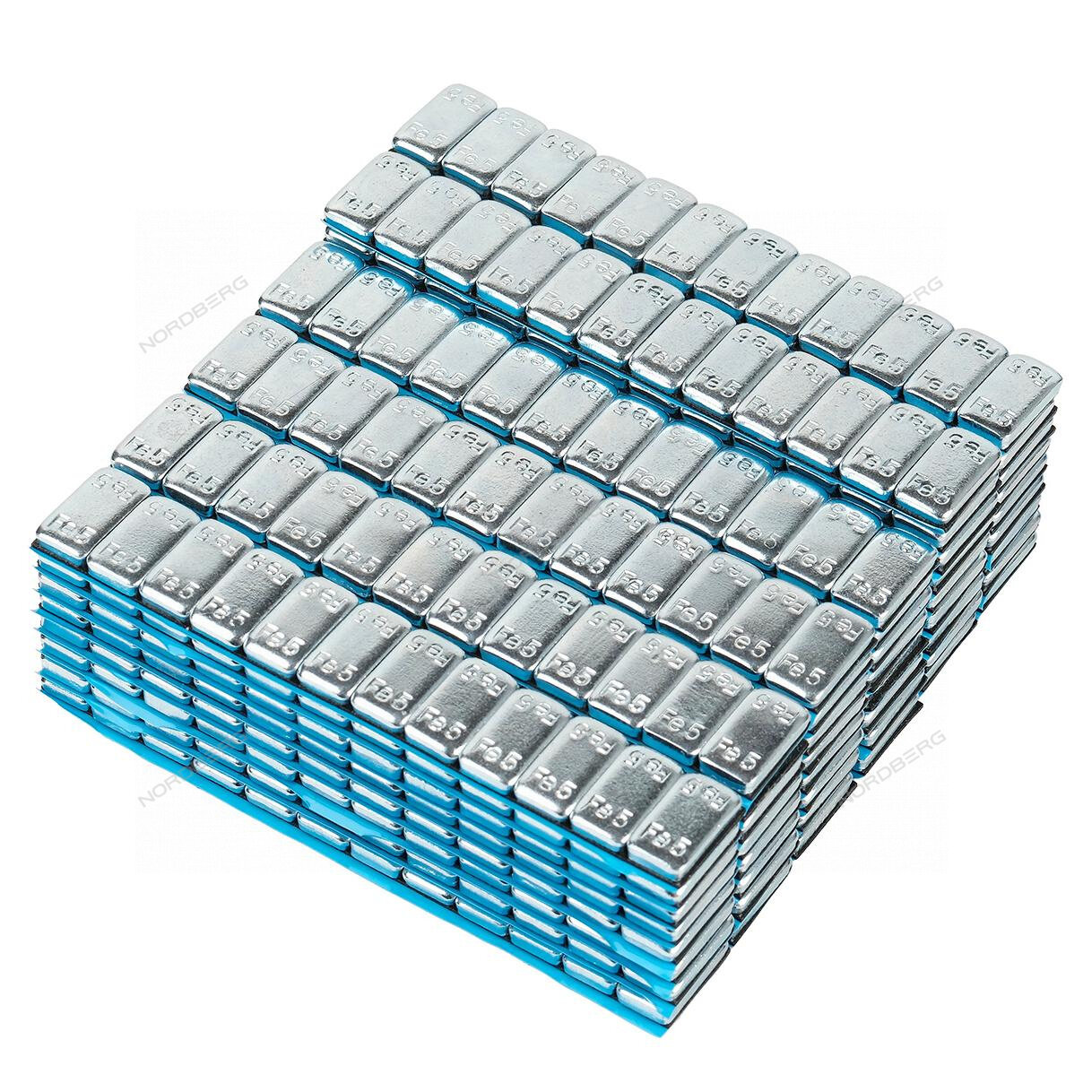 Грузики балансировочные "Fe", самоклеющиеся, железные, 10 шт