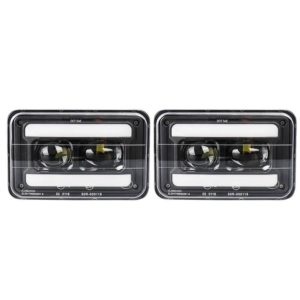 Мотоциклетная прямоугольная светодиодная фара 4X6 дюймов