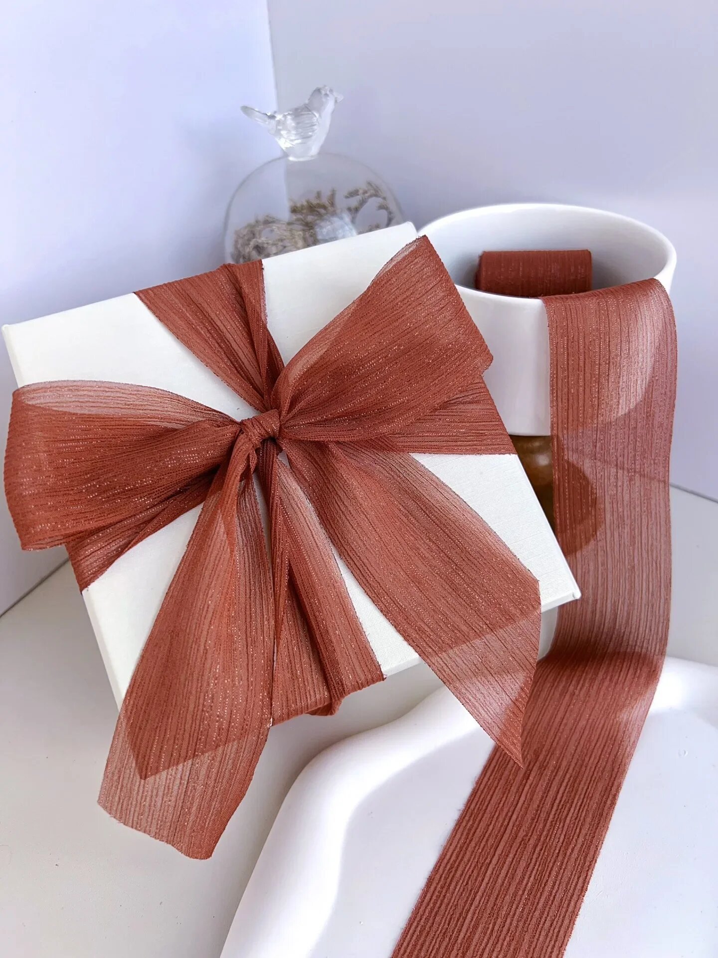 Красочная лента, серебряная сверкающая морщинистая сетка, аксессуары, яркая подарочная коробка с морщинами, цветочный пакет, упаковка, лента из снежной пряжи