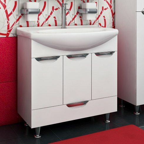 Тумба с раковиной Runo Барселона 75