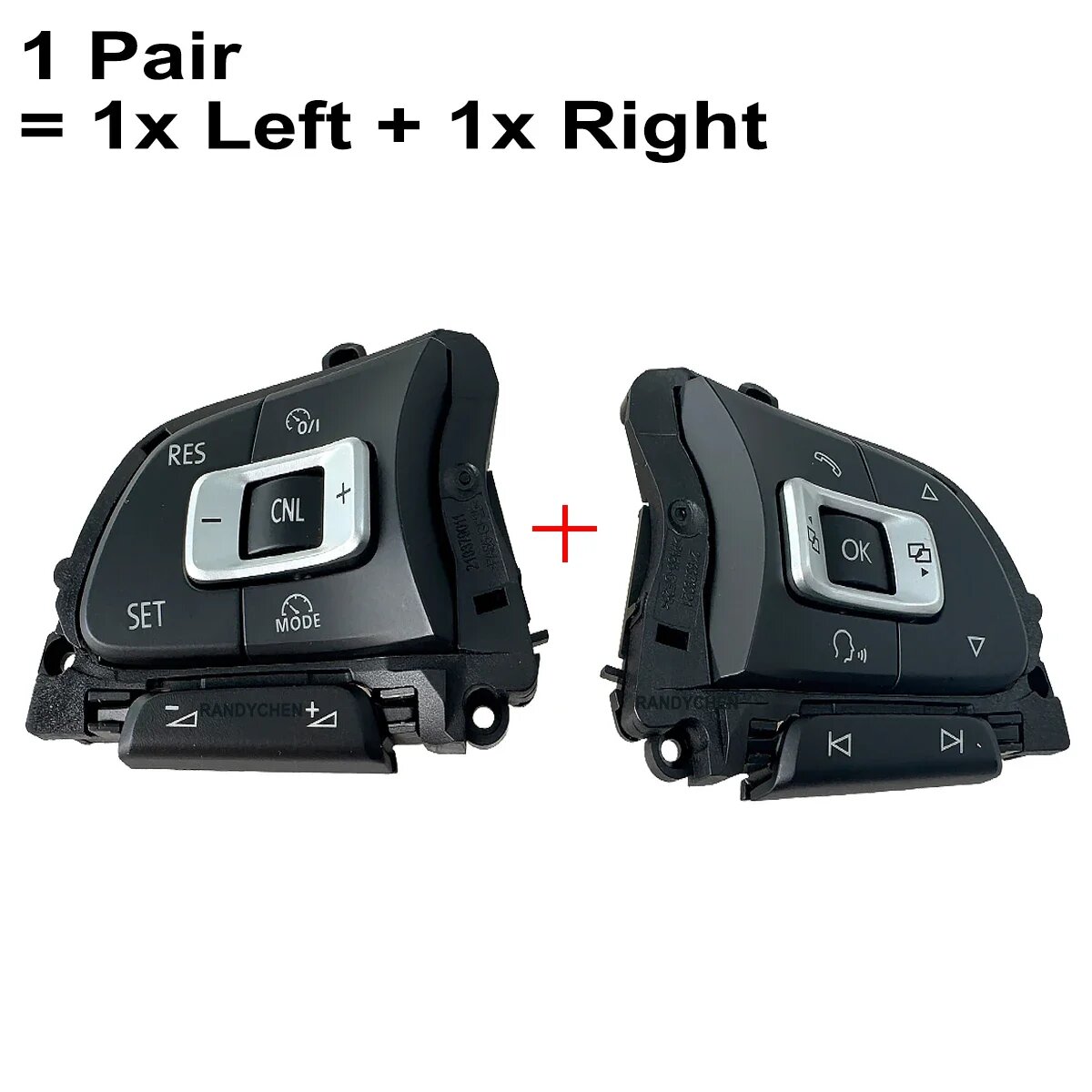 1x/2x новая многофункциональная крышка кнопки переключения на рулевом колесе для VW Golf 7 7,5 Sportsvan Variant e-Golf MK7 5G 0959442