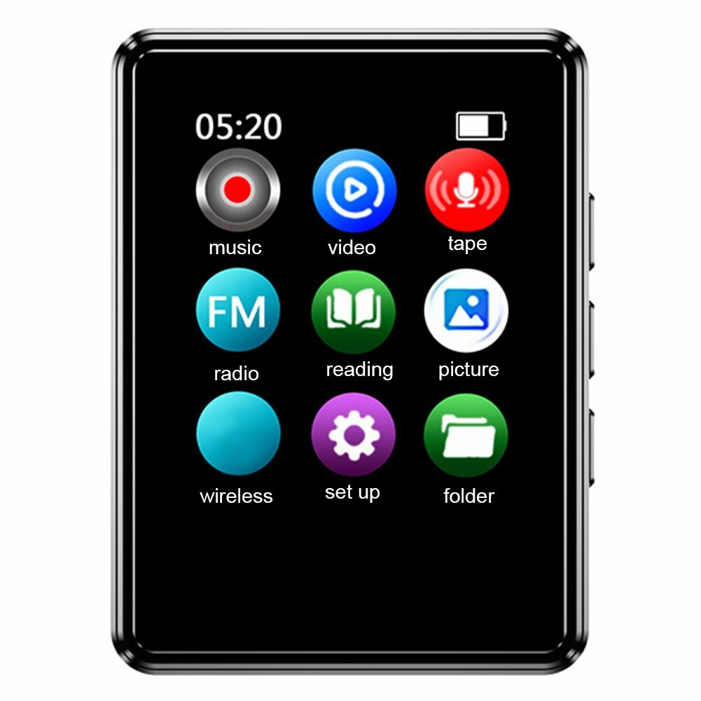 Milochic MP3 плеер 128 ГБ черный