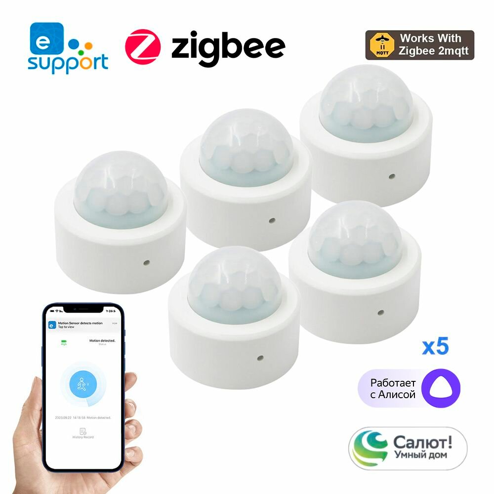 Умный датчик движения ZigBee с Алисой, Ewelink