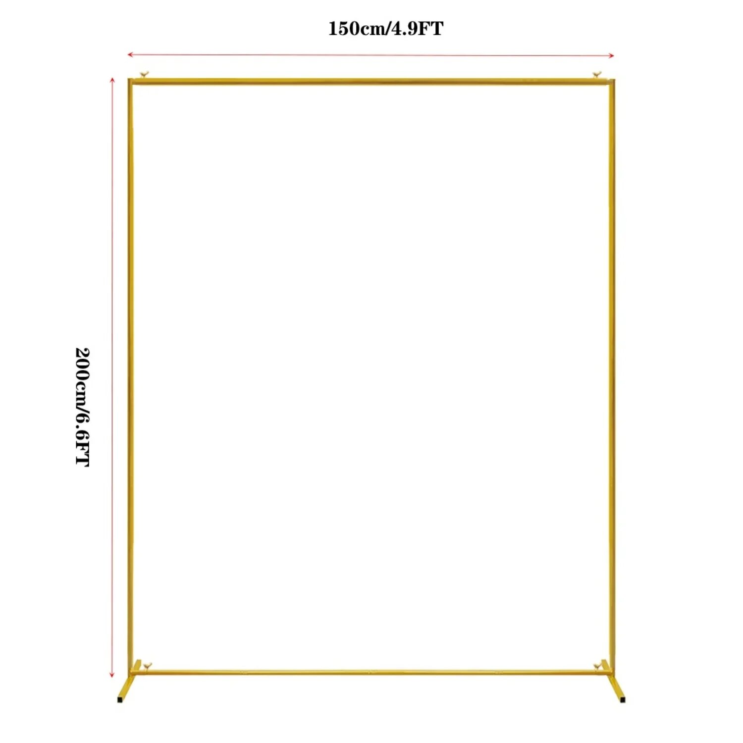 Металлическая свадебная арка gold 4.9ftx6.6ft