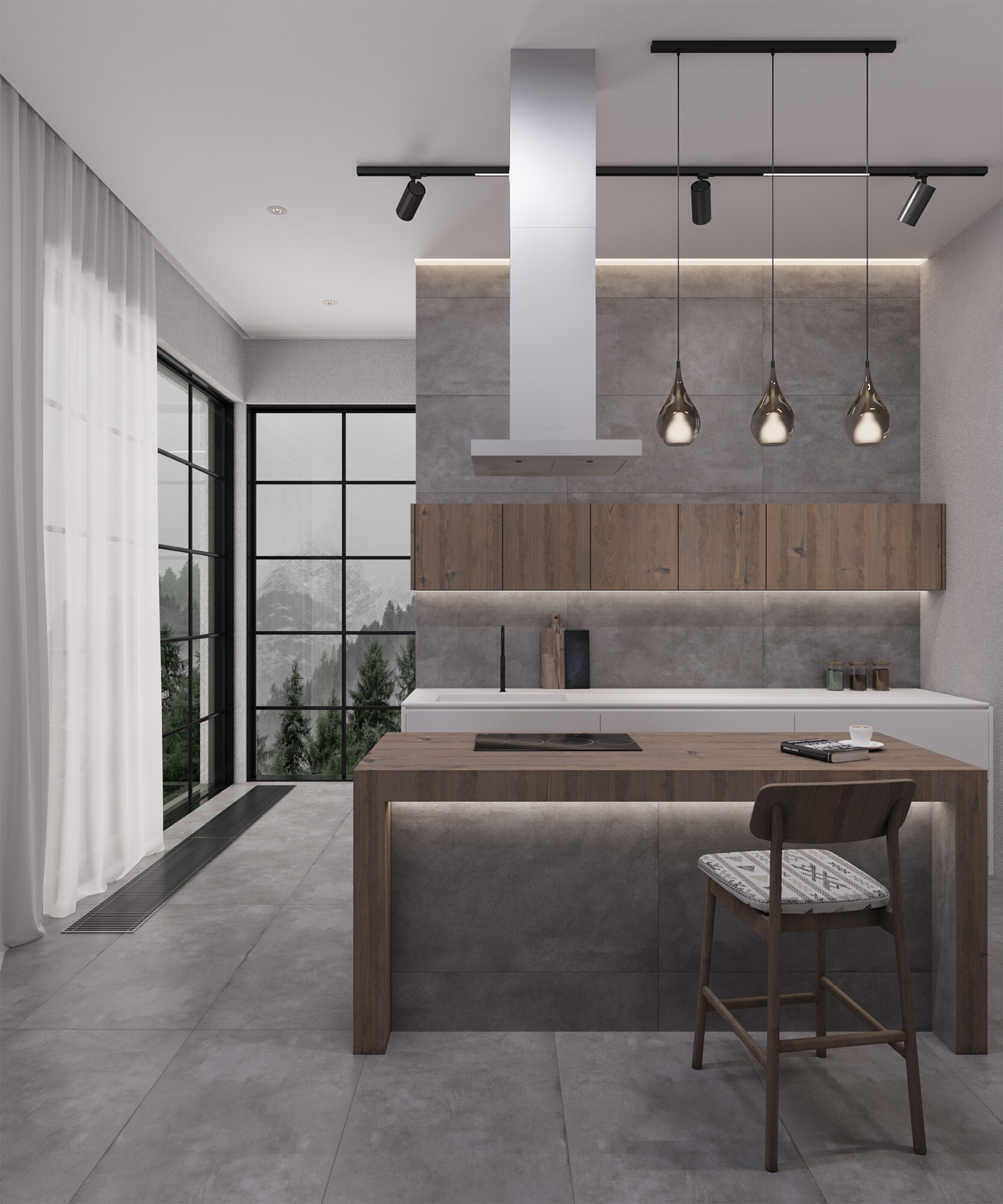 Керамогранит ARCADIA CERAMICA CEMENTUM GRIS 60х120 RT