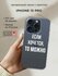 Чехол на Apple iPhone 15 Pro / Айфон 15 Про с принтом "Если хочется", прозрачный