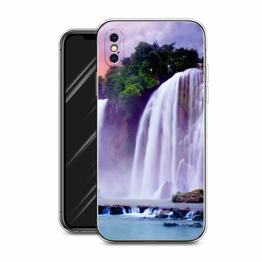 Чехол на Apple iPhone XS Max / Айфон XS Max с принтом водопад 10 — фото 1