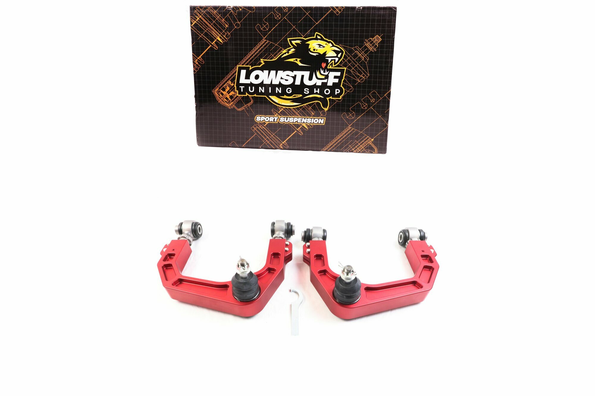 Toyota FJ, Land Cruiser Prado LC120 LC150, 4 Runner 2003-, Hilux Surf N210 N280, LEXUS GX470 Передние развальные рычаги LOWSTUFF DS 65DSTOLC120