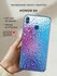 Силиконовый чехол на Honor 8X / Хонор 8Х с принтом "Капли на стекле"