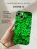 Силиконовый чехол на Apple iPhone 15 / Айфон 15 с принтом "Клевер"