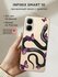 Чехол на Infinix Smart 10 / Инфиникс Смарт 10 с принтом "Snake and butterflies 2...