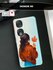 Чехол на Honor 90 / Хонор 90 с принтом "Девушка с опавшим листом", прозрачный