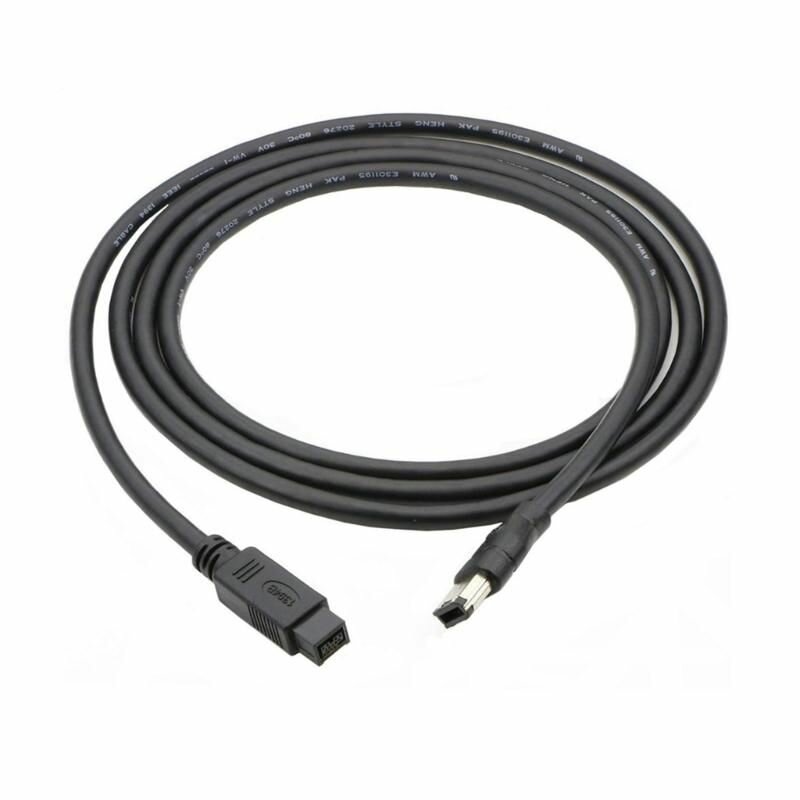 Кабель Firewire IEEE 1394 6Pin Male к 9Pin адаптер для принтеров, сканеров и жестких дисков, 1.8m