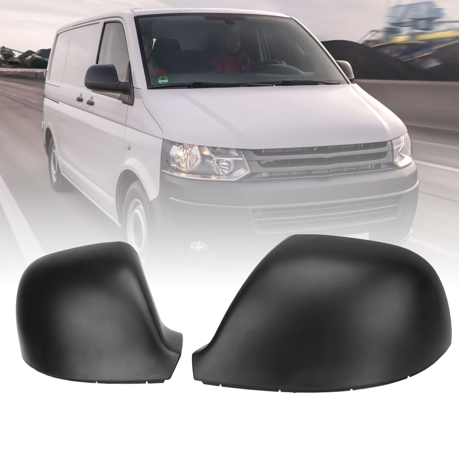 Зеркало бокового вида крышка для VW Transporter T5.1/T6/T6.1, 7E1857527F, с легкой установкой, ABS, для автомобилей с 2010 года