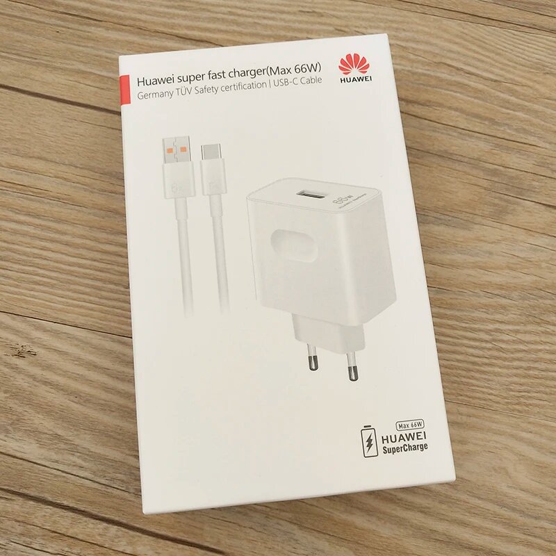 Оригинальный адаптер питания для быстрой зарядки Huawei 66 Вт с вилкой европейского EU set