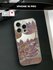Чехол на Apple iPhone 16 Pro / Айфон 16 Про с принтом "Темные лотосы"