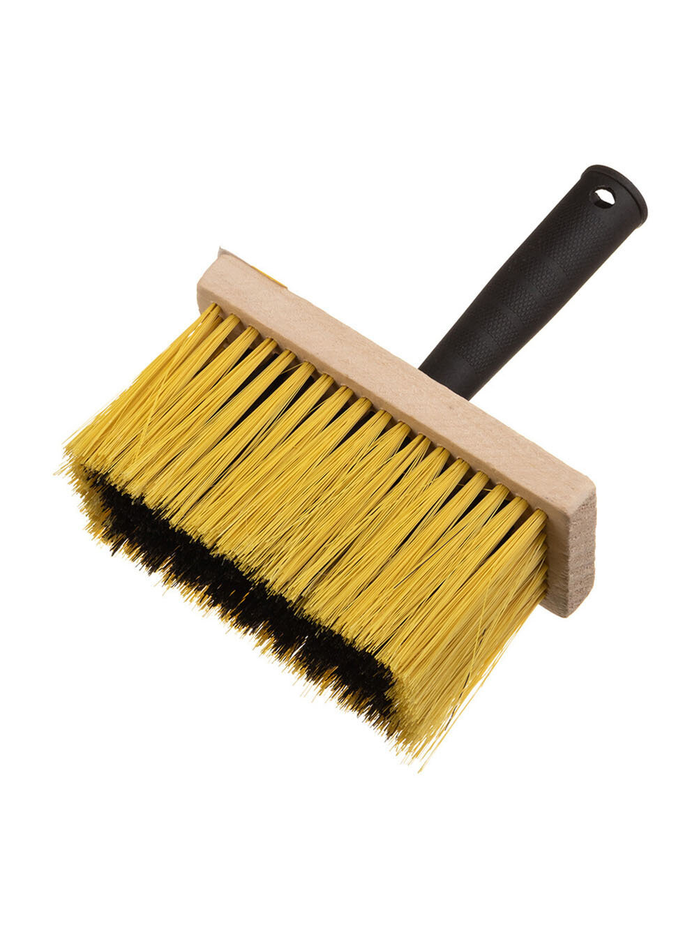 Кисть малярная макловица искусственная щетина пластиковая ручка 150х70 мм для обойного клея и грунтов на водной основе