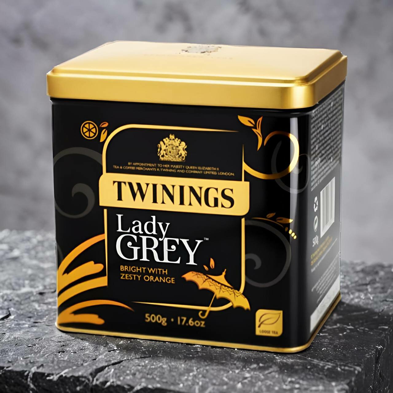 Черный чай Twinings Lady Grey, банка (500 гр) Original