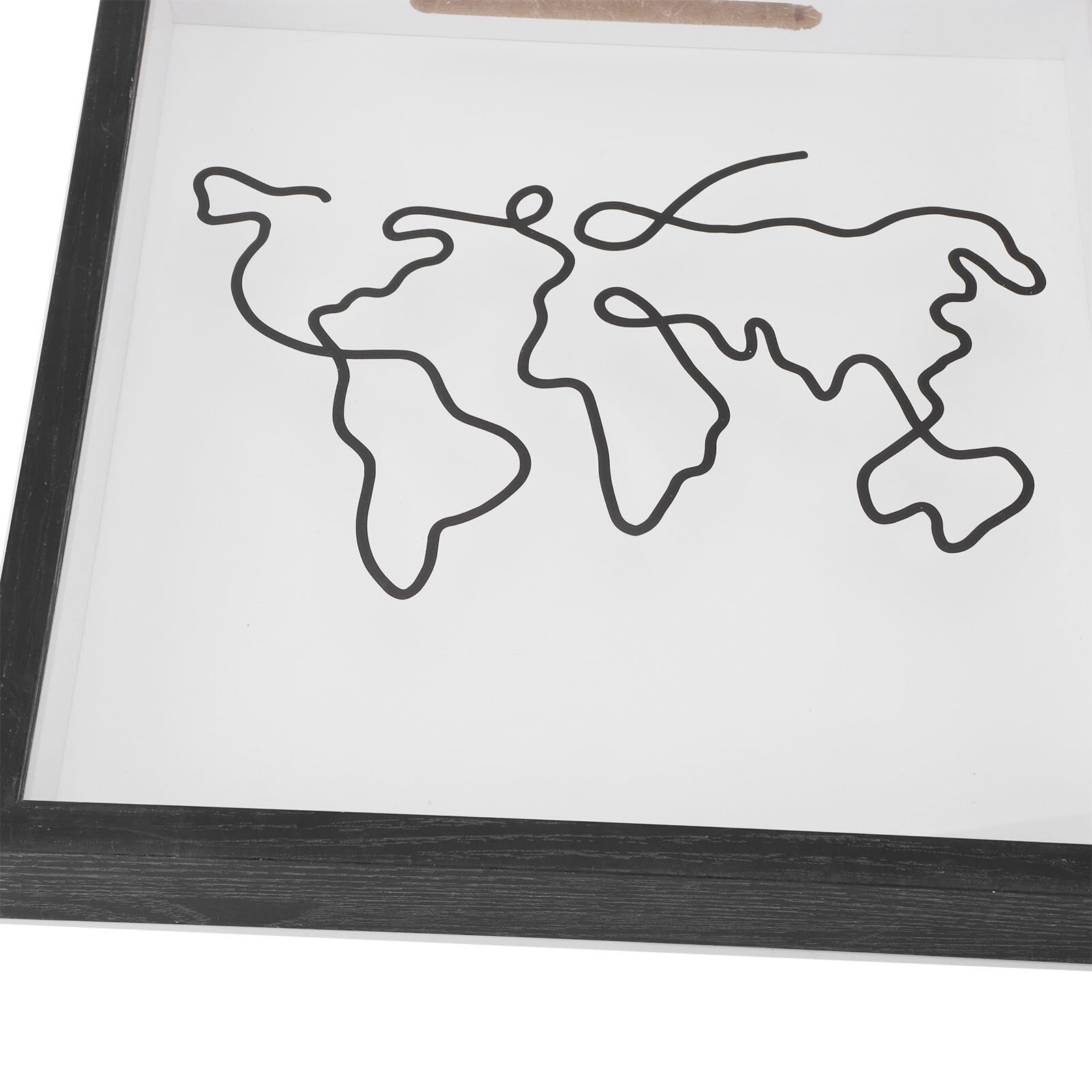 Архивный ящик для хранения путешествий и приключений Shadow Box 29 см, белый, с верхней загрузкой, с прорезью для фотографий, черный