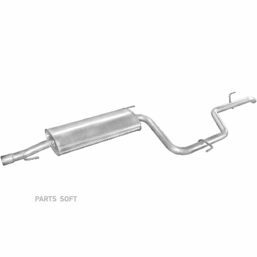 Глушитель сред. часть MERCEDES VITO-638 108 CDi 99 от официального дистрибьютора, EDEX, артикул 13172