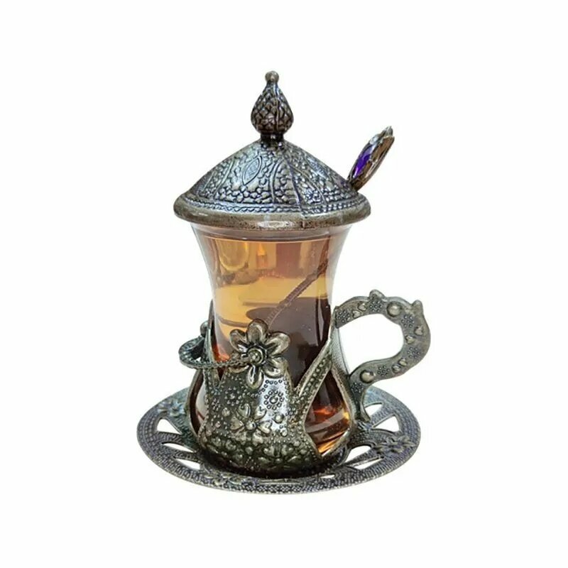 Стакан армуды для чая 120 мл 1 шт бронза