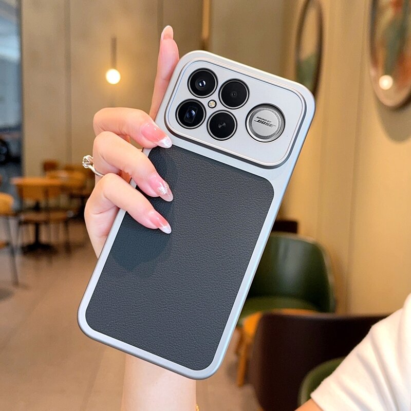 Чехол Для Poco F8 Ultra/Сяоми Поко F8 ультра, soft touch, чехол-кардиомонитор, искусственная кожа, поликарбонат (PC), защита камеры, ударопрочный, усиленные углы, Xiaomi, Poco F8 Ultra, black,