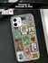 Чехол на Apple iPhone 12/12 Pro / Айфон 12/12 Про с принтом Коллаж из марок