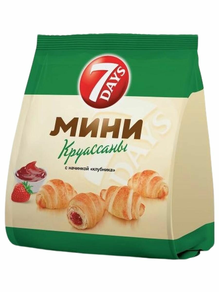 Круассаны "7 DAYS" клубника 265 гр.