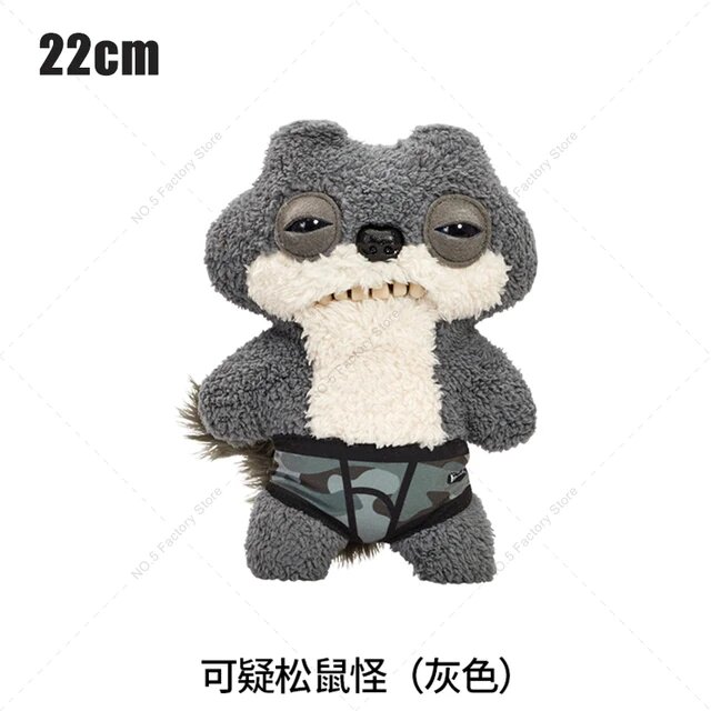 Оригинальная плюшевая игрушка Fuggler Funny Ugly Monster Tooth, плюшевая игрушка Monster Fun Tooth Treasure, милая плюшевая игрушка из серии Cute Series для детских подарков