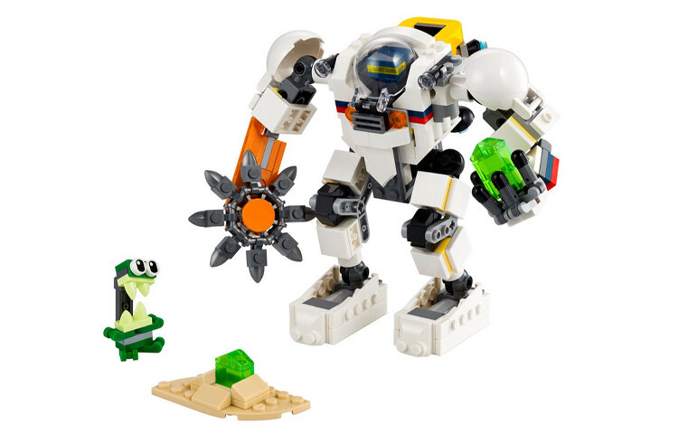 LEGO LOGO Creator 3 in 1 Space Mining Mecha Building Blocks 327 Pcs 31115 null