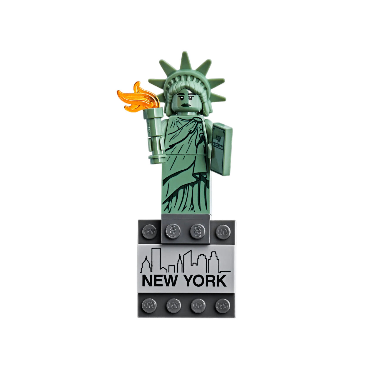 Конструктор унисекс LEGO Classic Статуя Свободы минифигурка магнит на холодильник 5760388