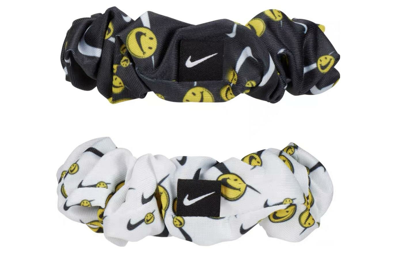 Резинка для волос унисекс Nike черная, F EU, полиэстер и эластан