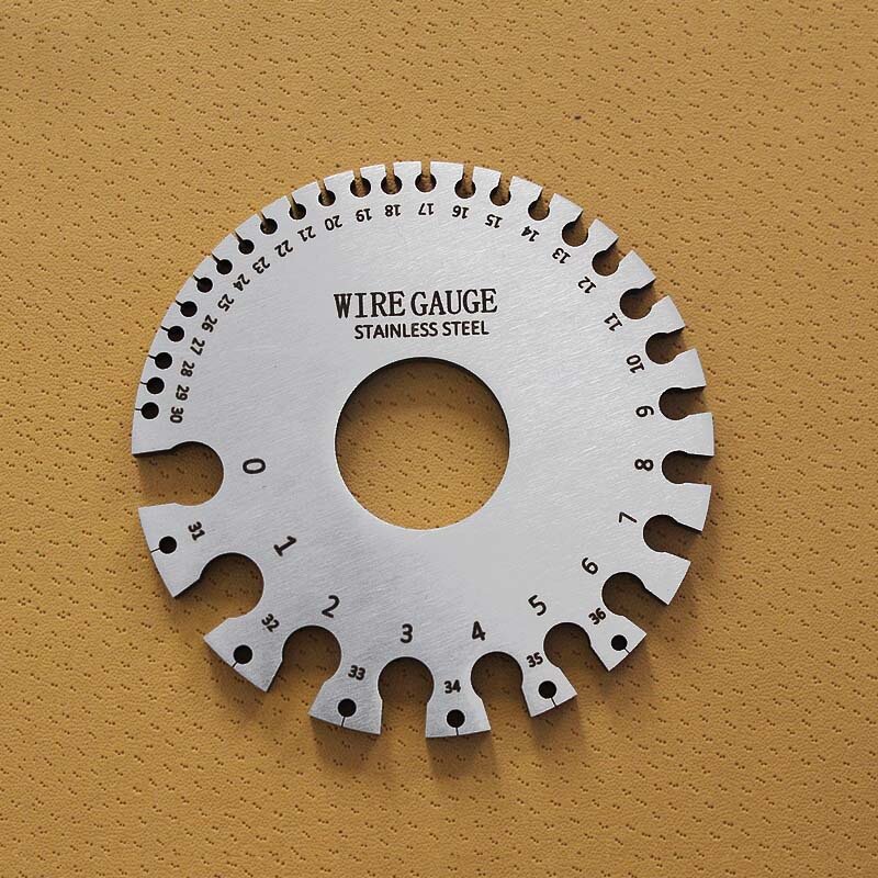 Американский стандарт/метрический датчик диаметра проволоки Шаблон датчика для проверки сварных швов Толщиномер 2CR13