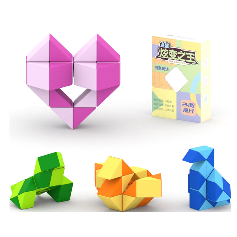 Магическая линейка Diansheng, 24, 36, 48, 60, 72 секций, разноцветная серия, в коробке, универсальная,