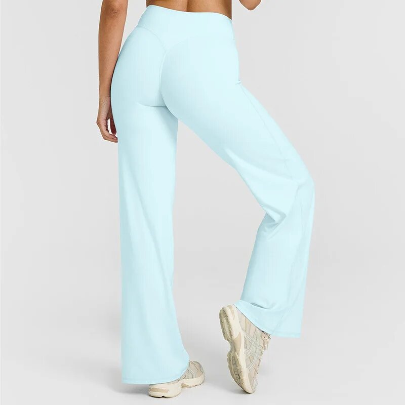 Штаны для йоги голубые Light Blue, XS