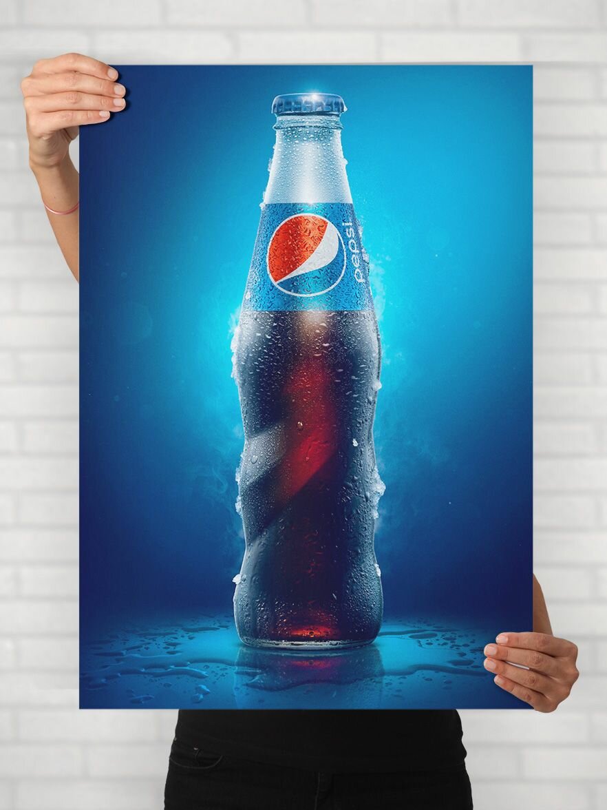 Плакат на стену для интерьера Бренды (Пепси - Pepsi 5) - Постер по моде и одежде формата A1 (61x84 см)