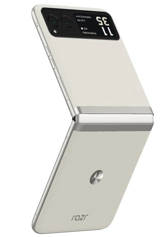 Мобильный телефон Motorola Razr 40 5G XT2323 Qualcomm Full set, Белый, 128ГБ, белый, 128 ГБ