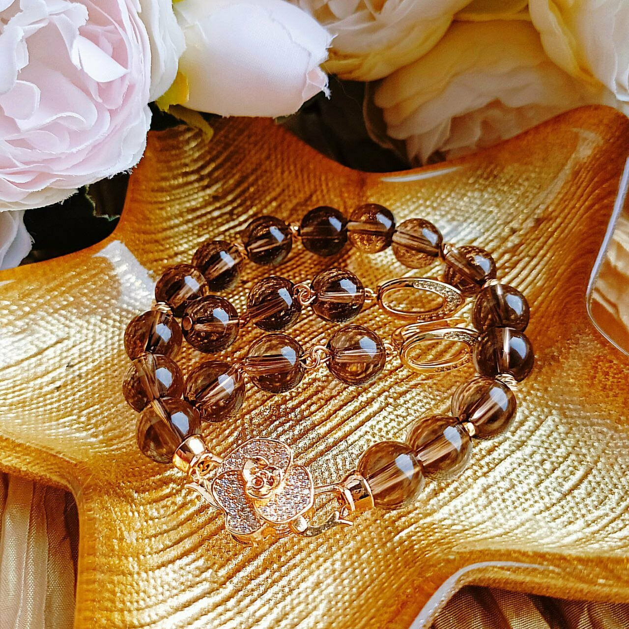 Комплект бижутерии: браслет, серьги