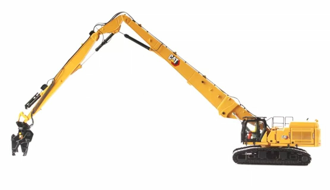 Лимитированная модель экскаватора-разрушителя Caterpillar 352 в масштабе 1:50, металлический сплав, DM 85663