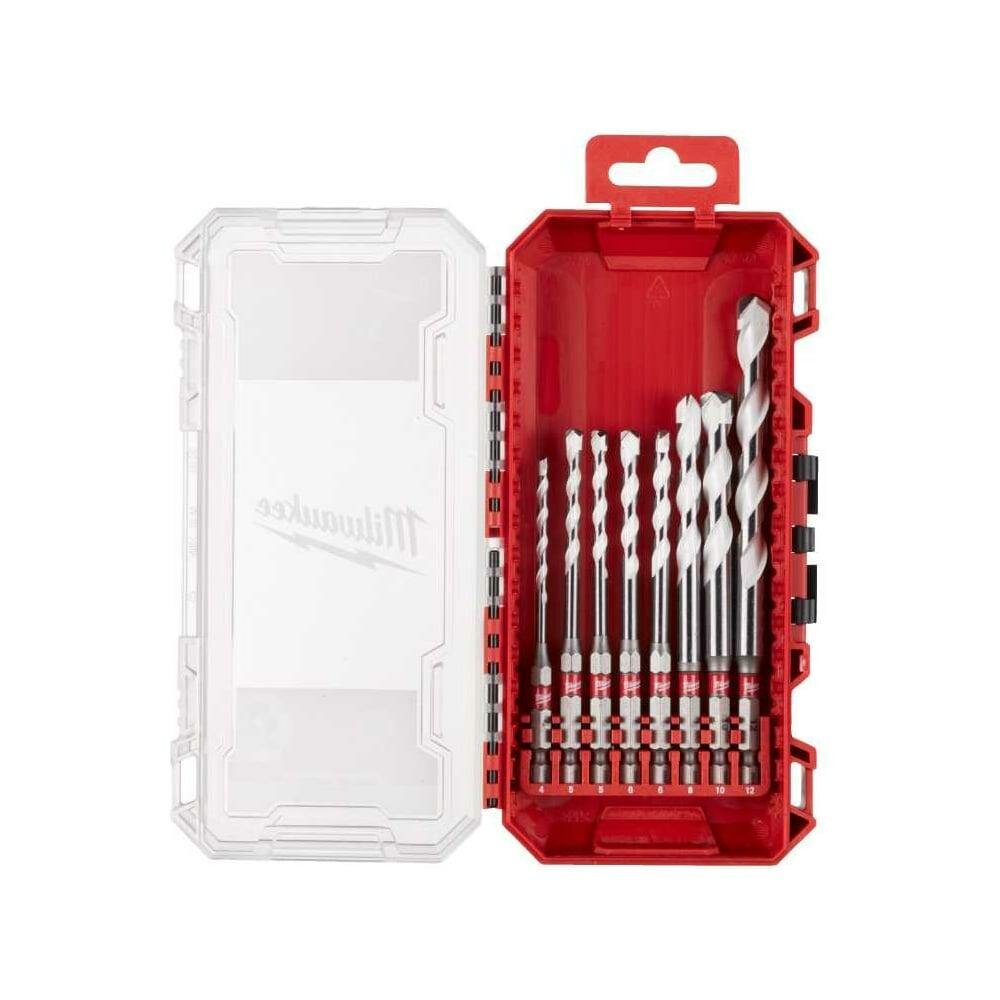 Сверла GEN III HEX набор 8 предметов по мультиматериалам Milwaukee 4932493871