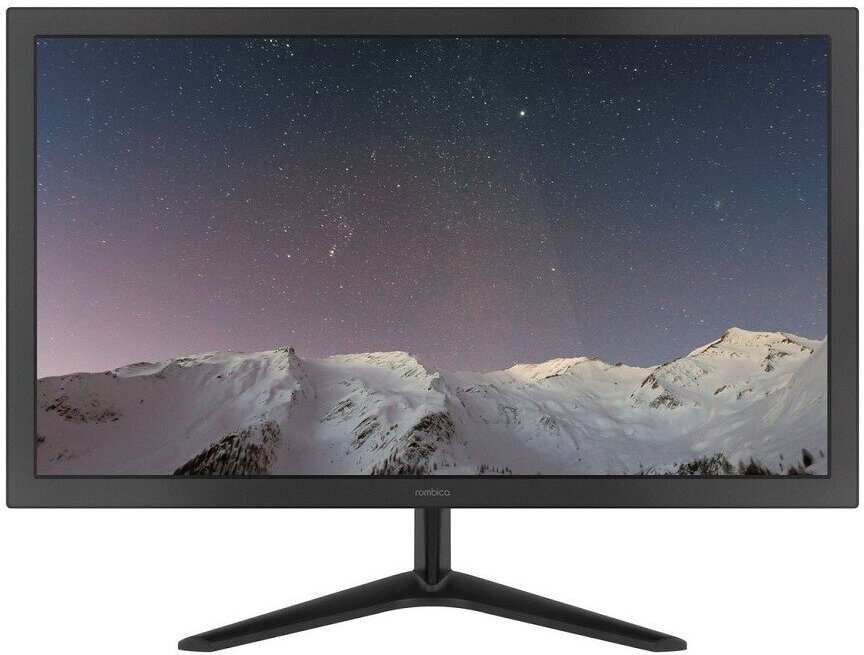 LCD Rombica 23 SkyView M23 mate black (TN 1920x1080 60Hz 14ms 16:9 250cd 3000:1 D-Sub HDMI MUT-001