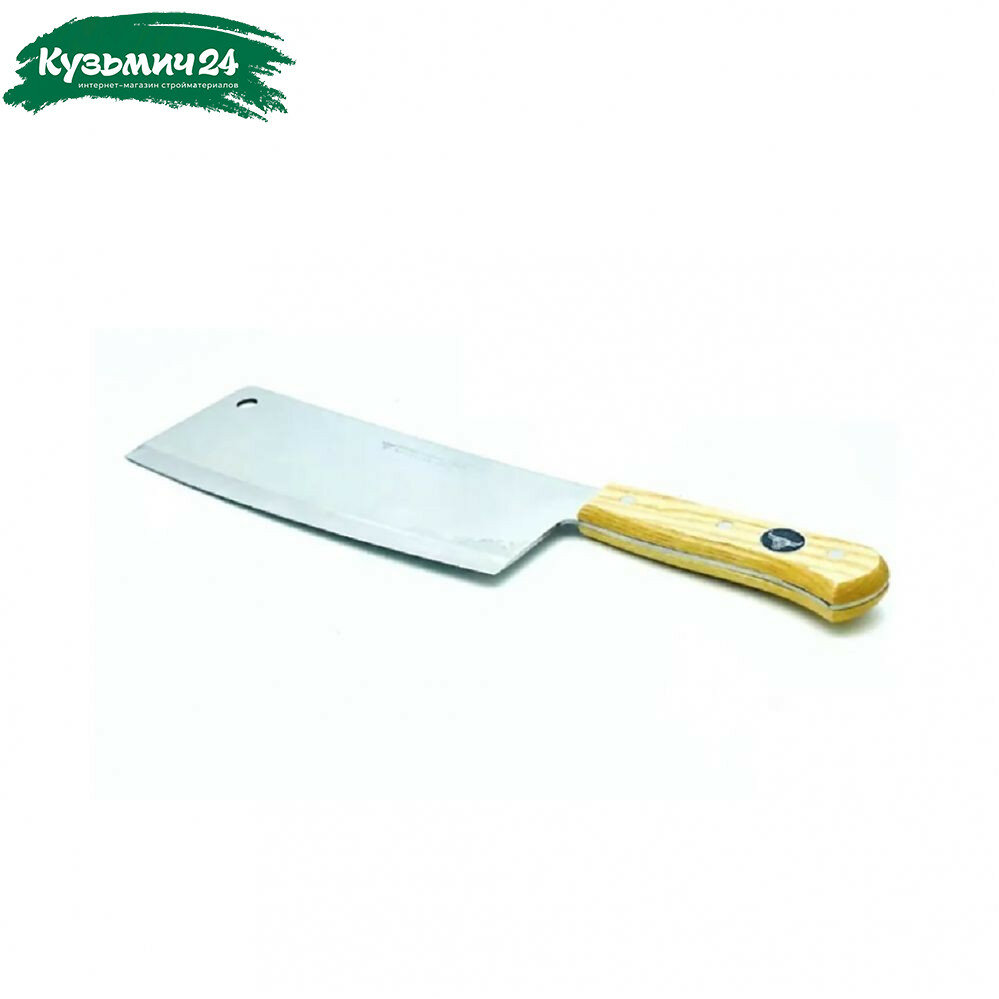 Нож-топорик Stainless steel HL-04, деревянная рукоятка, стальное лезвие, для резки