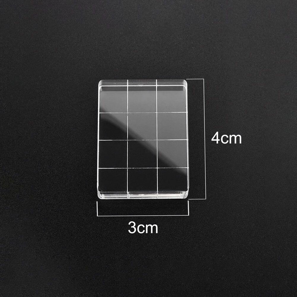 Акриловый блок для прозрачных штампов, резиновых штампов на клеевой основе, декоративных инструментов ручной работы