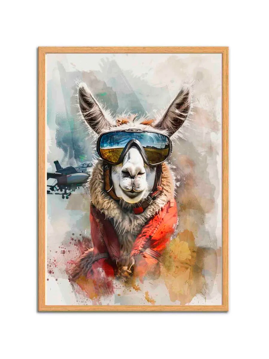 Пилот животных на ферме лам 3, Плакат 30x42см