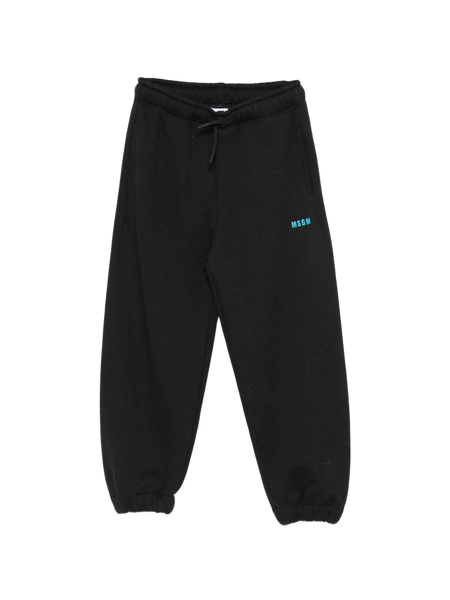 Брюки MSGM Logo-embroidered drawstring track pants